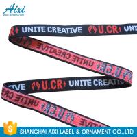 China Nylon / Polyester / Cotton Soft Underwear Jacquard Elastic Waistband Reflective Tape for sale