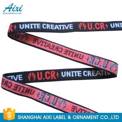China Nylon / Polyester / Cotton Soft Underwear Jacquard Elastic Waistband Reflective Tape for sale