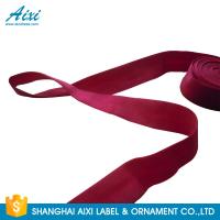 China Decorative Coloured Fold Over 10 - 30mm Elastic Binding Tape For Underwear for sale