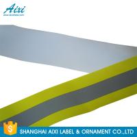 China Printed Retro Fire Resistant Reflective Fabric Tape For FR Safety Workwear for sale