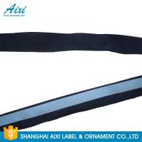China PVC Clear 2*1CM Elastic Reflective Clothing Tape Reflective Fabric for sale