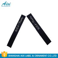 China Good Feeling - Touch Custom Printed Clothing Labels , Soft Woven Garment Labels for sale