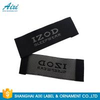 China Satin Silk Printing Garment Clothing Label Tags Woven Customize Design for sale