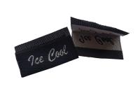 China Silk Screen Care Woven Clothing Labels , Washable Apparel Labels For Garment for sale