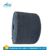 China Black Fabric Casual Belt 100% Woven Printing Cotton Webbing Straps for sale