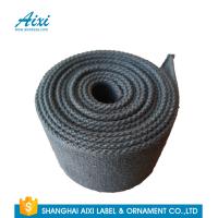 China Black Fabric Casual Belt 100% Woven Printing Cotton Webbing Straps for sale