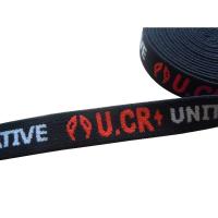 China Custom Printed Elastic Waistband Nylon Elastic Jacquard Webbing For Underwear for sale