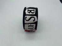 China New Design Silicone Printed Logo Embossed Elastic Band For Underwear Waistband Garment for sale