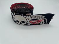 China New Design Silicone Printed Logo Embossed Elastic Band For Underwear Waistband Garment for sale