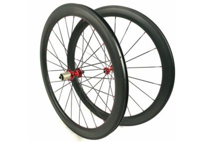 China V / U Shape Carbon Road Bike Wheels 50MM 3K / UD For Novatec 291 482 Hub for sale