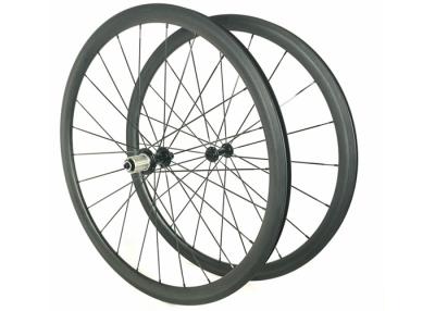 China 30mm* 23 Mm Width Carbon Road Bike Wheels Hand - Built Tubular Clincher R13 Hub for sale
