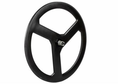 China Tubular 3 Spoke Carbon Spoke Wheels 20MM Width For Road Bike Replacement for sale