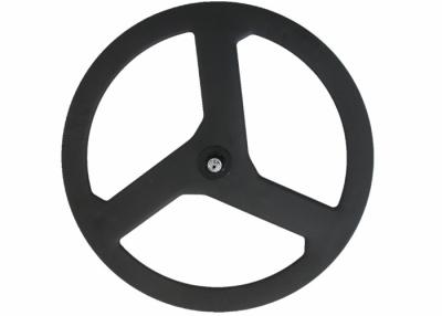 China 3K Single Speed Fixed Gear Rear Wheel 700c Tubular With 3 Spoke / 1 Year Warranty for sale