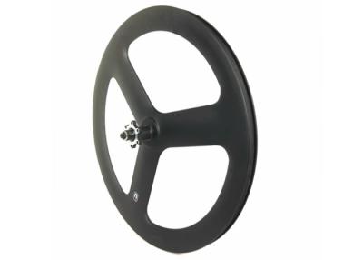 China 20 Inch Specialized Carbon Tri Spoke Front Wheel 700C Clincher 451 BMX For Road Bike for sale