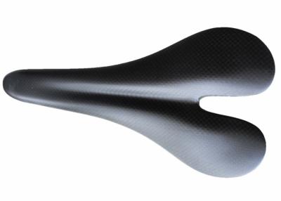China 275MM*135MM Carbon Bike Parts 3K Comfortable Bike Saddle Toray 700 100g for sale