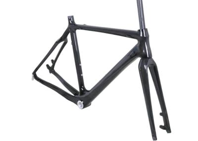 China High Tensile Toray T700 Carbon Cyclocross Bike Frames 700C With Customized Painting for sale
