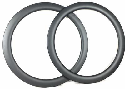 China T700 Carbon Light Weight Road Bike Rims , Clincher Carbon Rims Tubular U Shape for sale