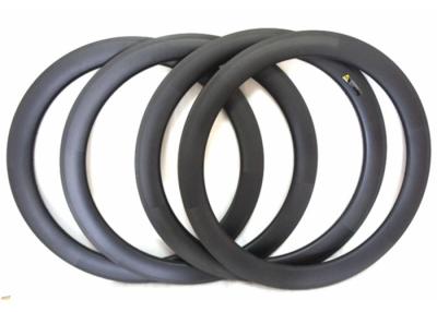China 60MM Depth Clincher Carbon Road Bike Rims 700C U Shape With 25MM Width for sale