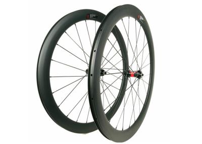 China 60MM Road Bike Disc Brake Wheels 700C DT240S Central Lock With Full Carbon Fiber for sale