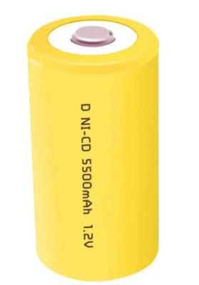 China D5500mAh 1.2V NiCd Rechargeable Batteries , Nickle Cadmium Battery For Power Tools Lighting for sale