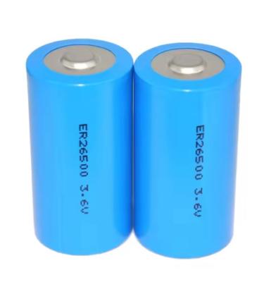 China ER26500 9ah Li Socl2 3.6 V Battery 3.6v 8500mah Primary Lithium Battery for sale