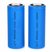 China 3.2V 26650 Battery 4000mah Deep Cycle Lithium Iron Phosphate Battery for sale
