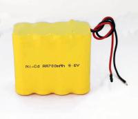 China 9.6V AA Nicd Energizer Rechargeable Batteries 700mAh For Hotel Phone / Dect Phone for sale