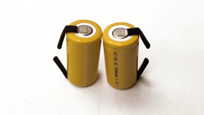 China SC Size 1.2V Cylindrical Nicd Battery Packs 2000mAh For R/C Hobbies for sale