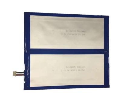 China Ultra Thin Lithium Polymer Battery 3.7 V 10000mah Rechargeable Lipo Battery for sale