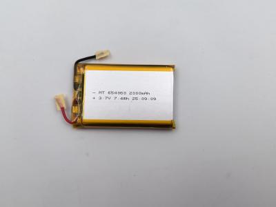 China Reliable Wearable Power Solution: 2000mAh, 3.7V Ultra-Slim Cell with Long Cycle Life for sale