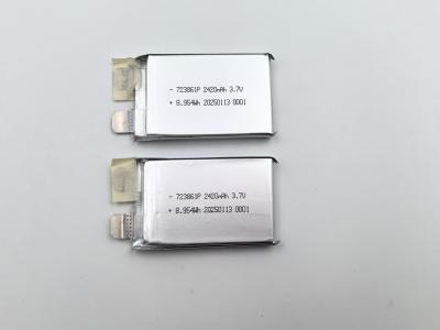 China High Power Lithium Polymer Cells 3.7V 2420mAh Lithium Ion Polymer Rechargeable Battery for sale