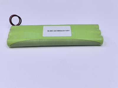 China Green  NI-MH 9.6 V 1800mah High Voltage / Capacity for sale
