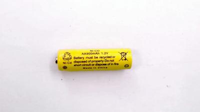 China NiCD 1.2V AA900mAh Rechargeable Flashlight Battery High Cap Long Cycle Life for sale