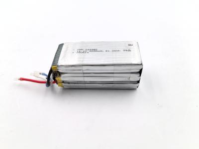 China 3S 11.1V 4600mAh LiPo Battery (123380) - Slim Profile 12x3.3x8cm for Narrow Mounting, 51Wh Long Range FPV Drone & Wing UAV Battery, XT60 for sale