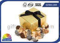 China Cookie / Chocolate Paper Gift Box Customized Gift Wrapping Boxes With Art Paper for sale