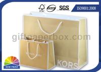 China Custom Made Printing Kraft Paper Bags / Printing Reusable Shopping Paper Bag For Retail Store for sale