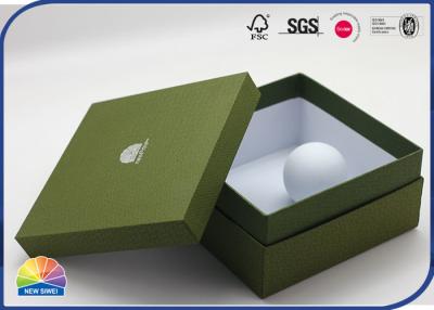 China Specialty Paper Rigid Shoulder Gift Box Silver Foil Hot Stamping for sale