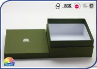 China Specialty Paper Rigid Shoulder Gift Box Silver Foil Hot Stamping for sale