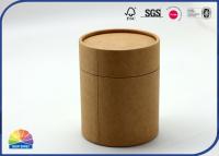 China No Printing Round Kraft Paper Packaging Tube Biodegradable Cylinder for sale