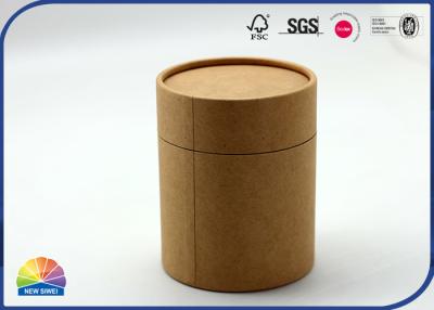 China No Printing Round Kraft Paper Packaging Tube Biodegradable Cylinder for sale