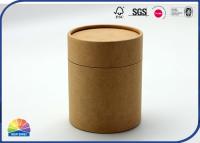 China No Printing Round Kraft Paper Packaging Tube Biodegradable Cylinder for sale