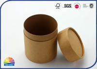 China No Printing Round Kraft Paper Packaging Tube Biodegradable Cylinder for sale