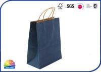 China Shopping Medium Kraft Paper Bags Matt Lamination With Handles Customized for sale