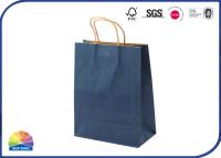 China Shopping Medium Kraft Paper Bags Matt Lamination With Handles Customized for sale