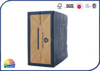 China Shopping Medium Kraft Paper Bags Matt Lamination With Handles Customized for sale