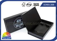 China Magnetic Paper Hinged Lid Gift Box Plastic Blister Packaging Hot Stamping for sale