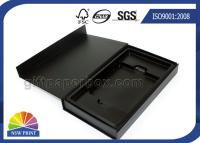 China Magnetic Paper Hinged Lid Gift Box Plastic Blister Packaging Hot Stamping for sale