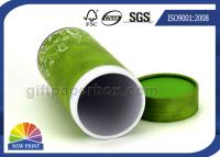 China ISO Customized Cardboard Packaging Tubes Ribbon Bowknot Paper Can for sale