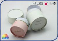 China Earth Friendly 4C Printed Candle Packaging Round Cylinder Tube Customized Logo Box for sale