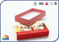 China Gold Stamping Drawer Paper Boxes For Christmas Gift Flocking Decorated for sale